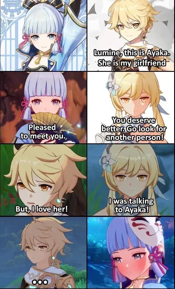 Aether and Lumine memes! Genshin Impact | HoYoLAB