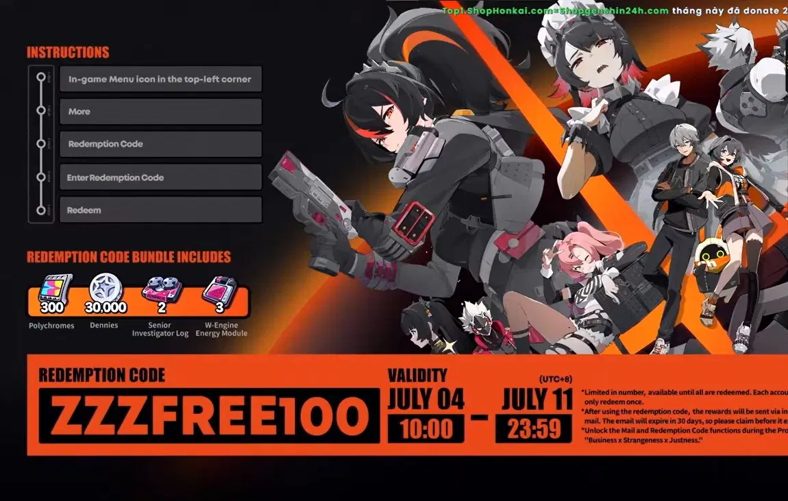 100+80 180 roll free😍 Zenless Zone Zero | HoYoLAB