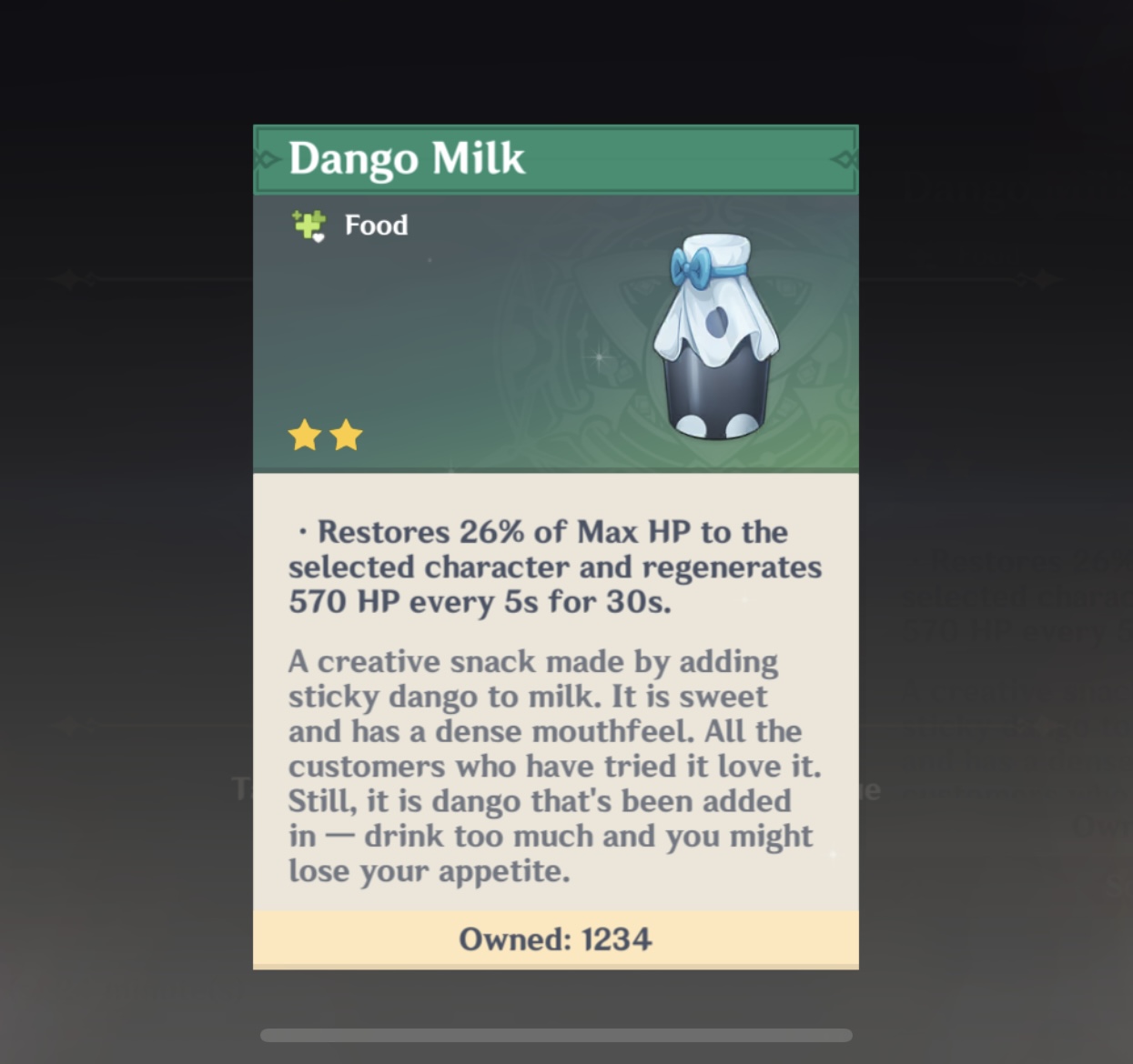 1,234 dango millks Genshin Impact | HoYoLAB