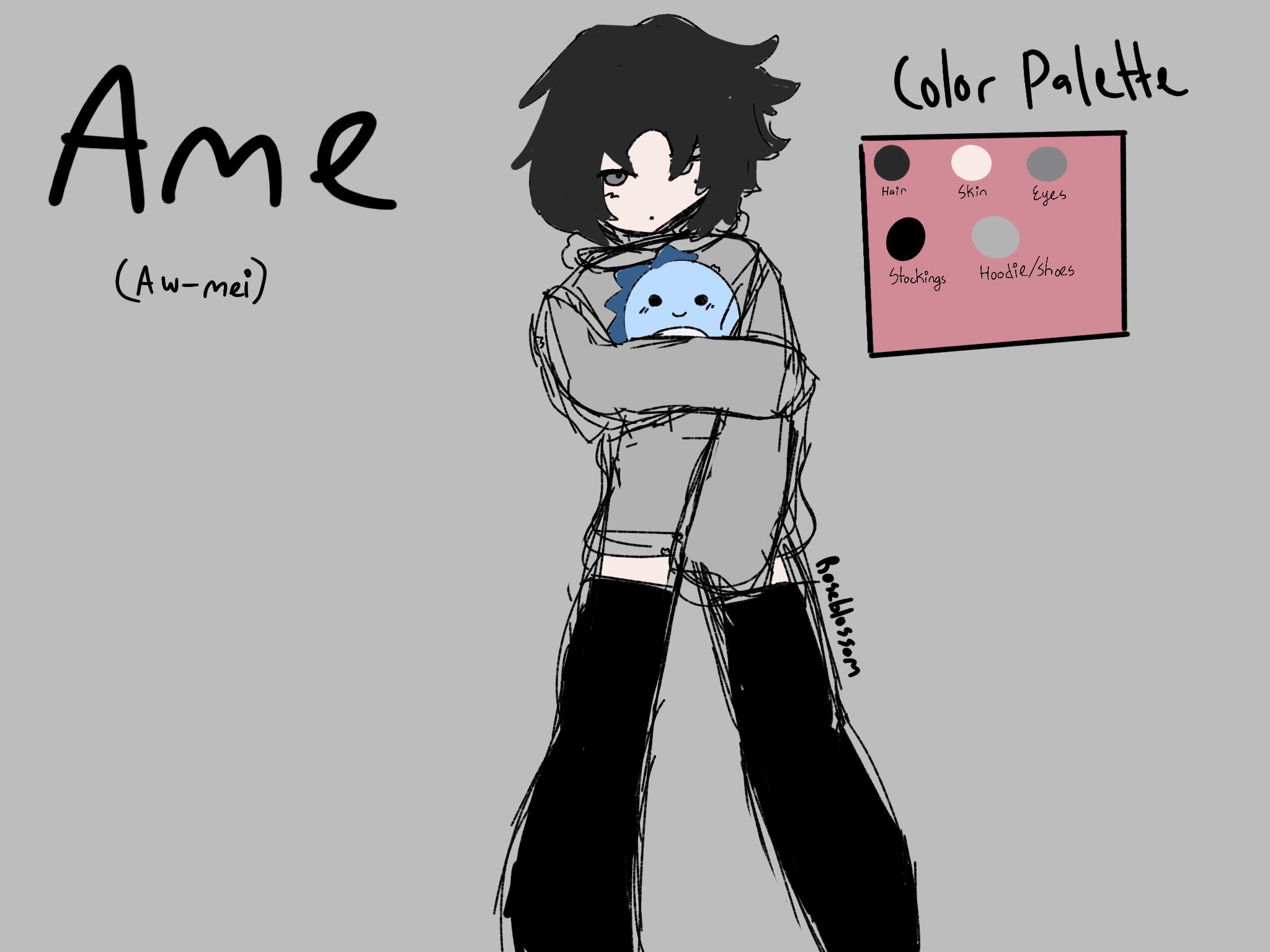 Ame for my DTIYS incase some need a better reference | HoYoLAB