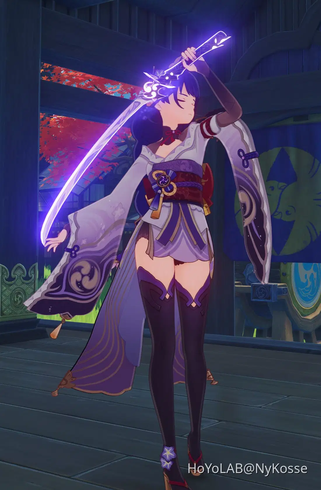 Raiden's New Pose Genshin Impact | HoYoLAB