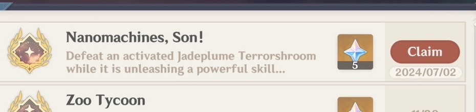 Best achievement name in game! Genshin Impact | HoYoLAB