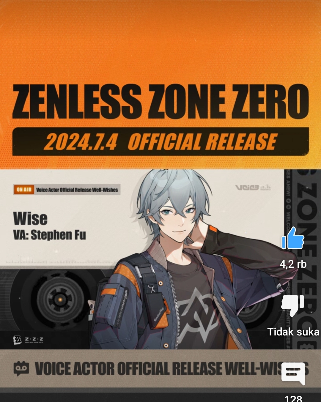 Wise is my Protagonist Zenless Zone Zero | HoYoLAB