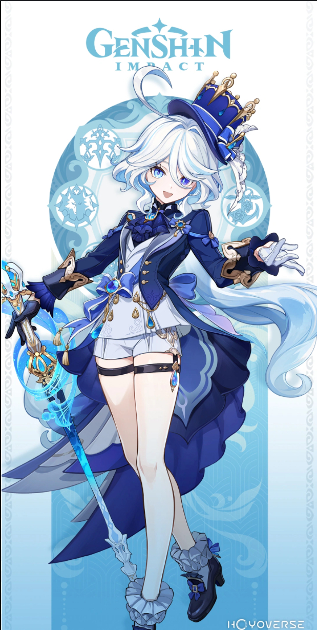 Furina redesign of jojo siwa karmas a witch Genshin Impact | HoYoLAB