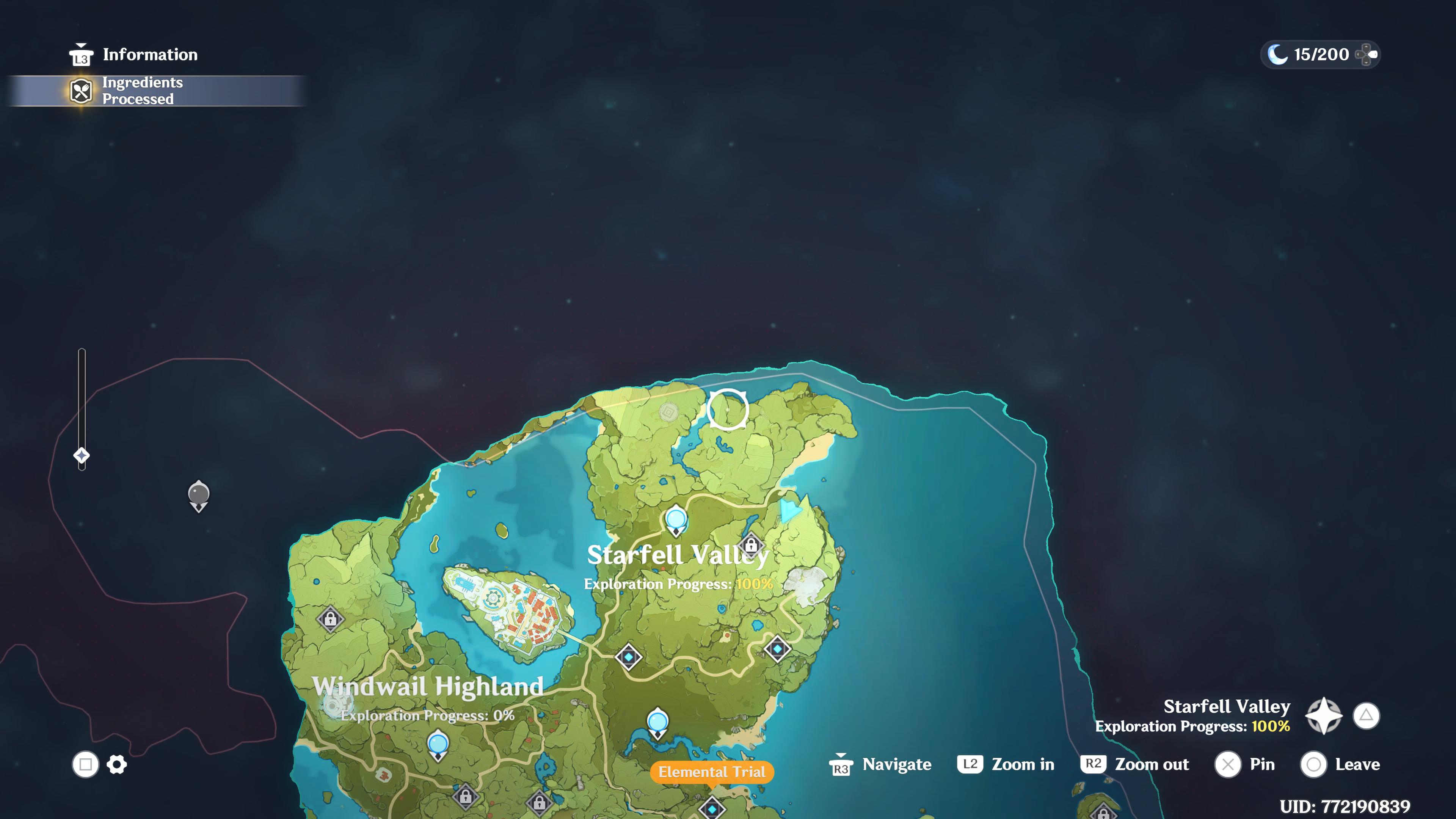 i finally have 100% starfell valley on this account Genshin Impact ...