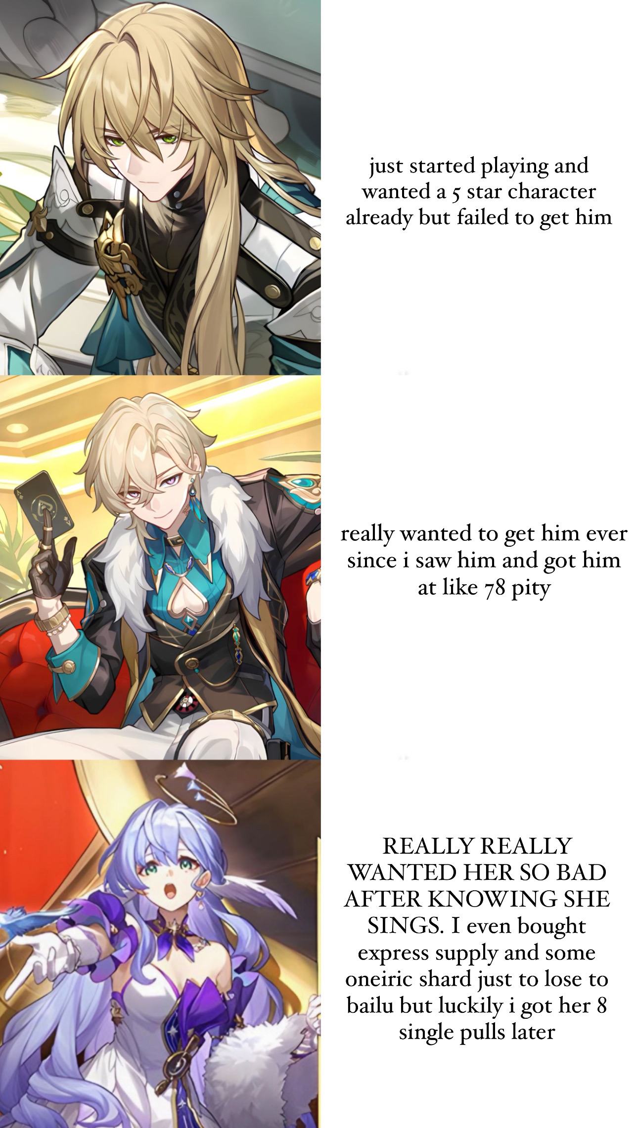 my pull history 😋 Honkai: Star Rail | HoYoLAB