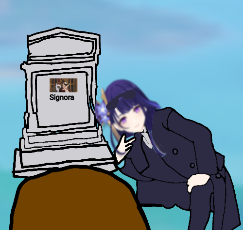 Made a Signora and Raiden meme~ Genshin Impact | HoYoLAB