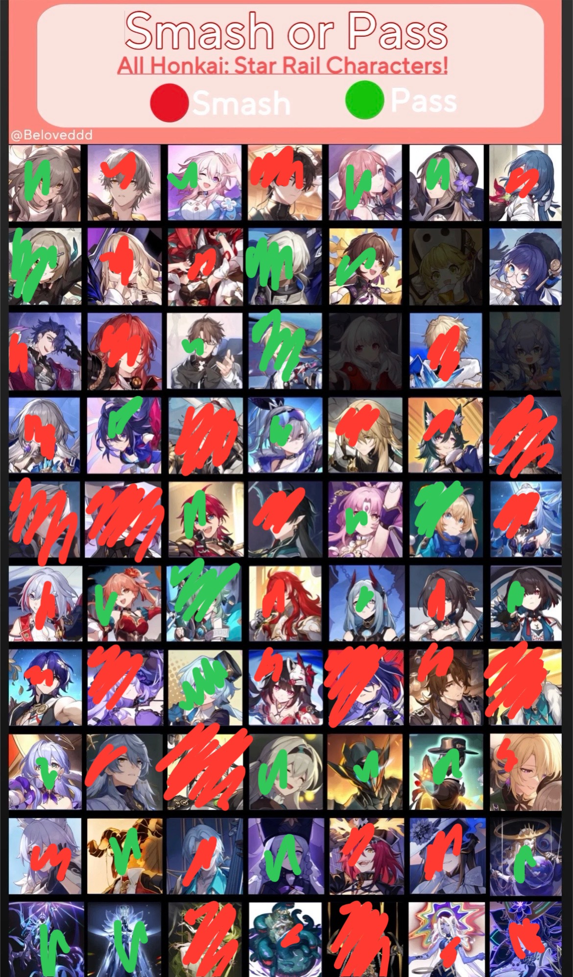 My smash or pass ⭐️⊹܀༄ Honkai: Star Rail | HoYoLAB