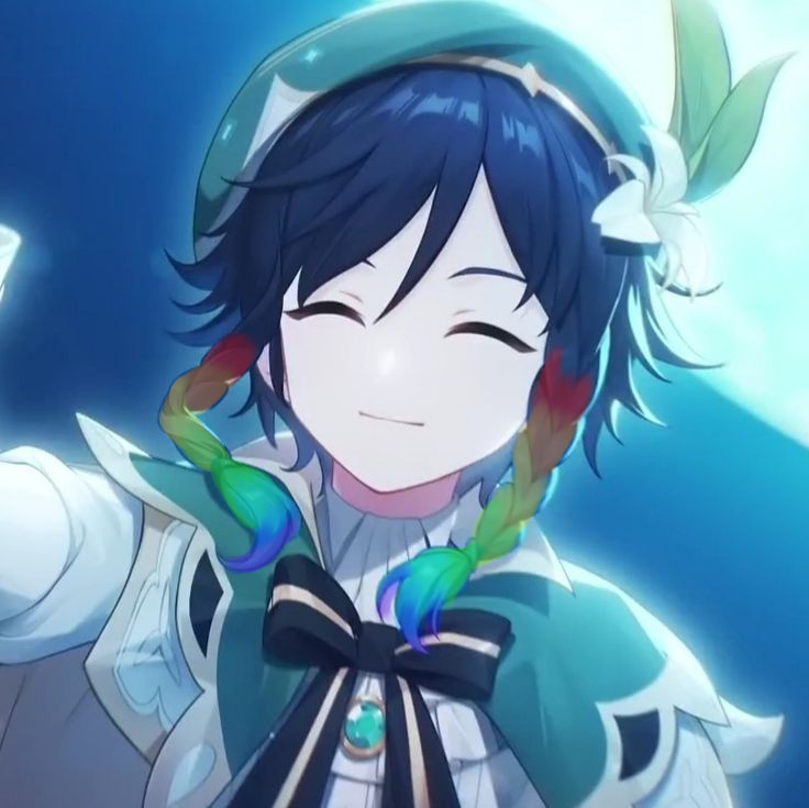 POV: Your bored so you edit Venti's hair to be rainbow 🌈 Genshin Impact | HoYoLAB