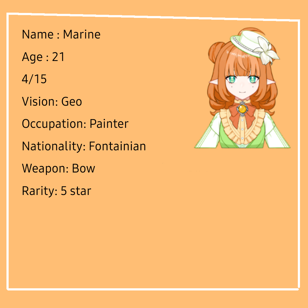 MY GENSHIN OC !! (Marine) Genshin Impact | HoYoLAB