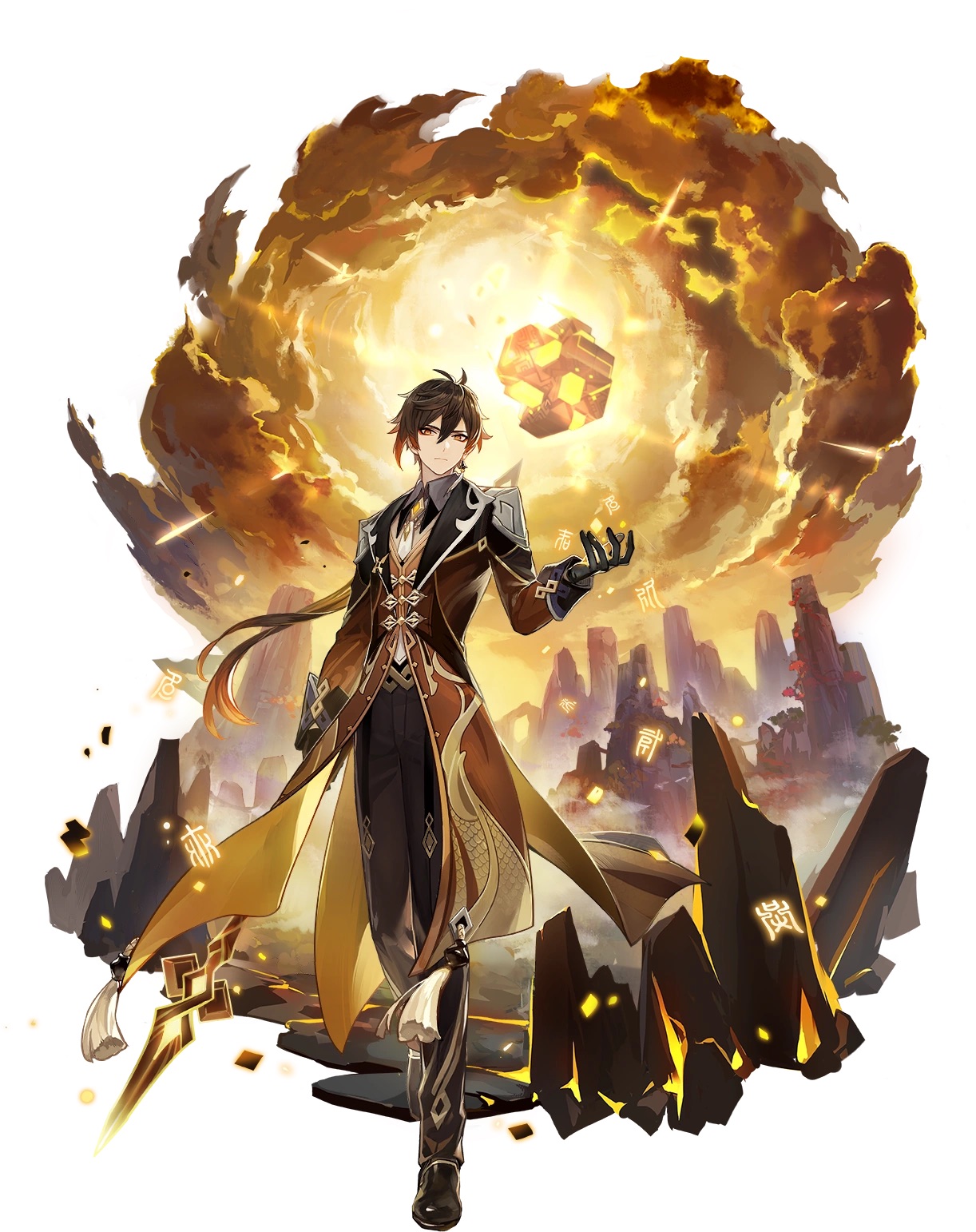 Zhongli Elemental Burst Artwork Genshin Impact | HoYoLAB