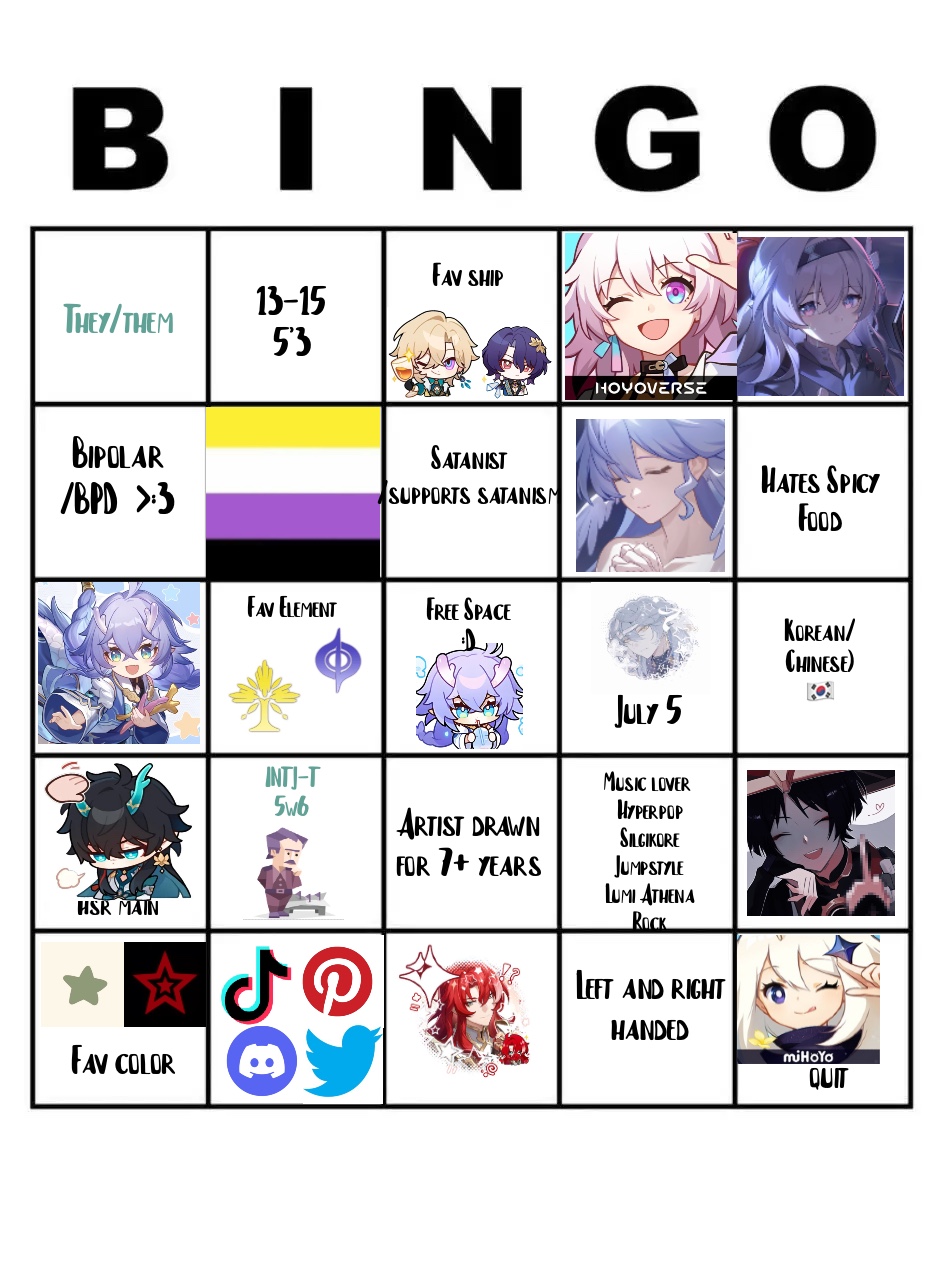 Bingo Compilation!! :D Honkai: Star Rail | HoYoLAB