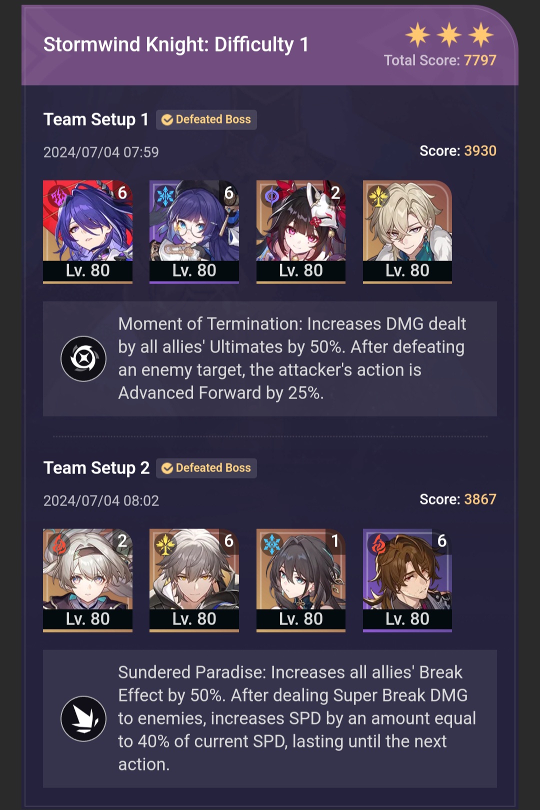 Apocalyptic Shadow - Stormwind Knight: Stage 1-4 [StarRail2.3] Honkai ...