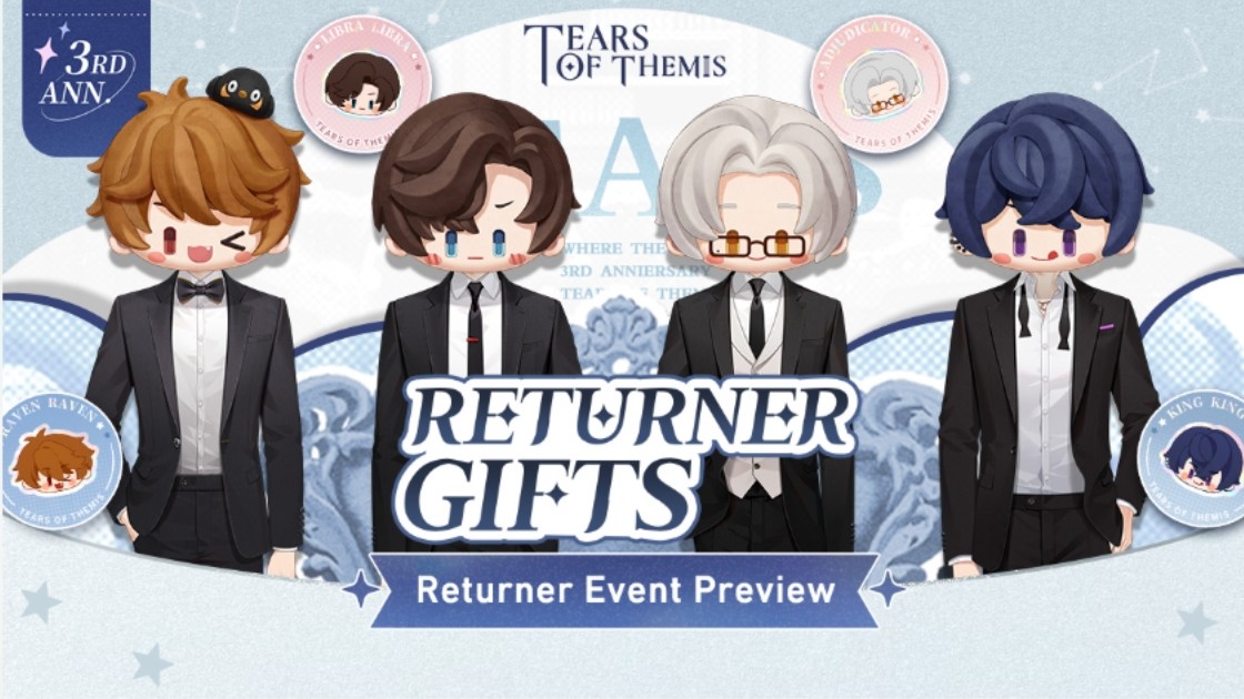 Returner Gifts Code 3rd Anniversary Let's help each other! Tears of Themis | HoYoLAB