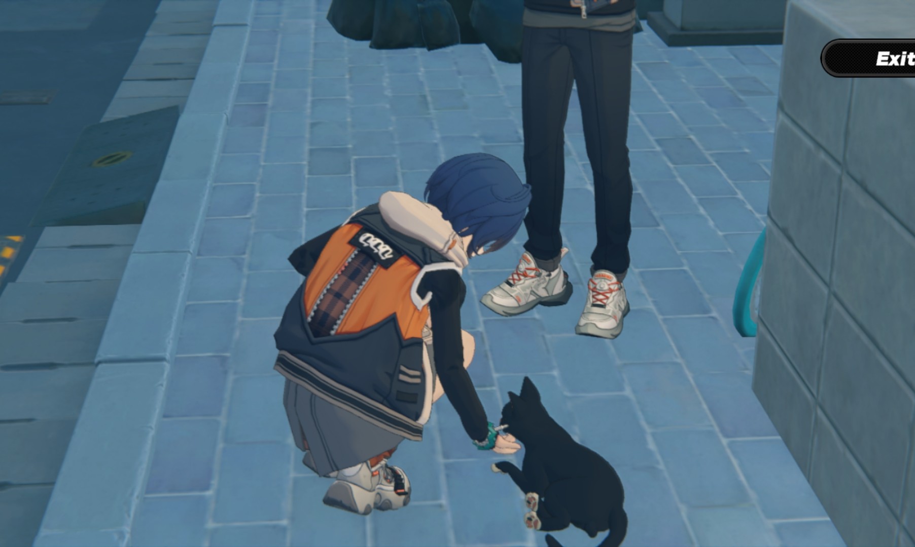 We can pet the cat !!!! (this one time) Zenless Zone Zero | HoYoLAB