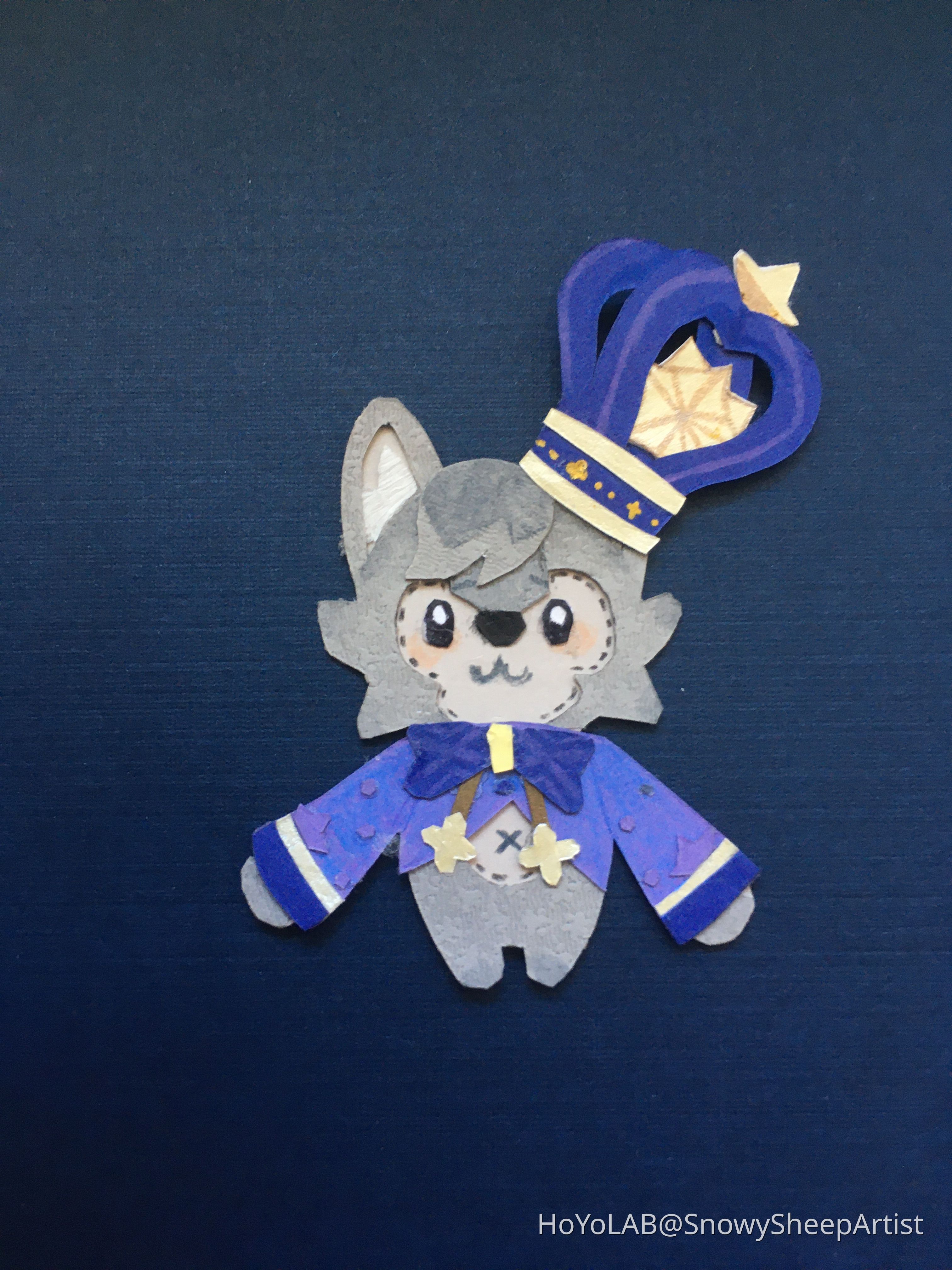 Wolfy Papercut!!! Genshin Impact | HoYoLAB