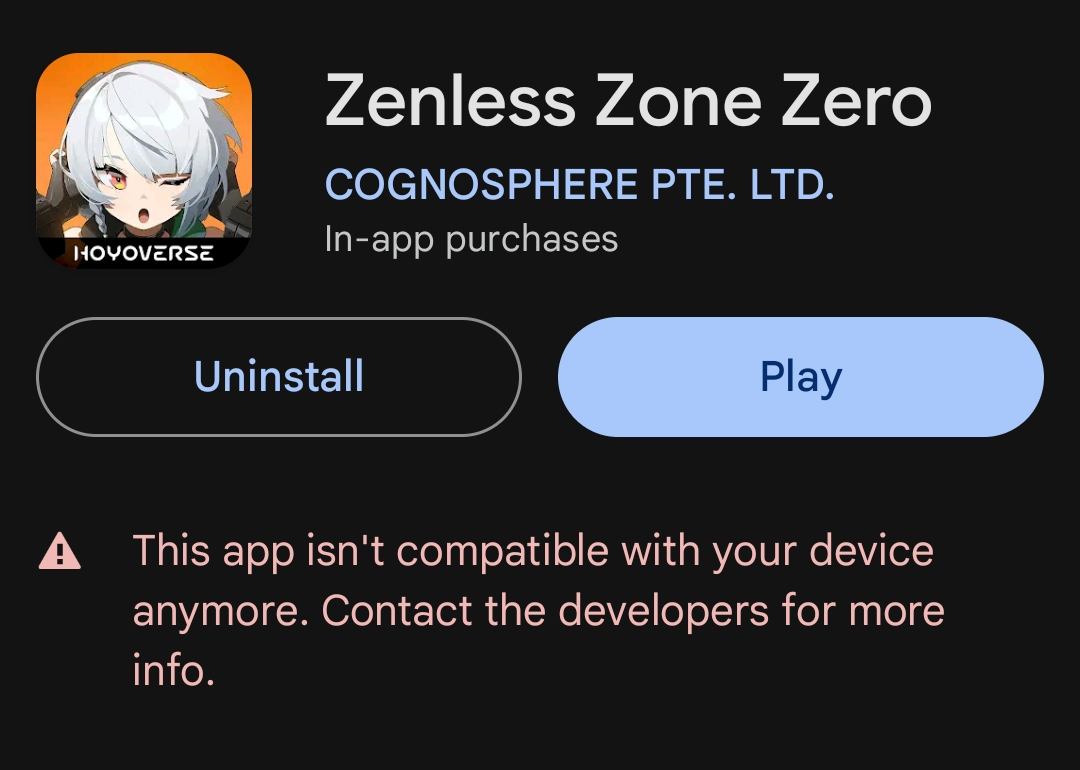 zzz zzz zzz pre register, install, but then, it's not compatible 😭 ...