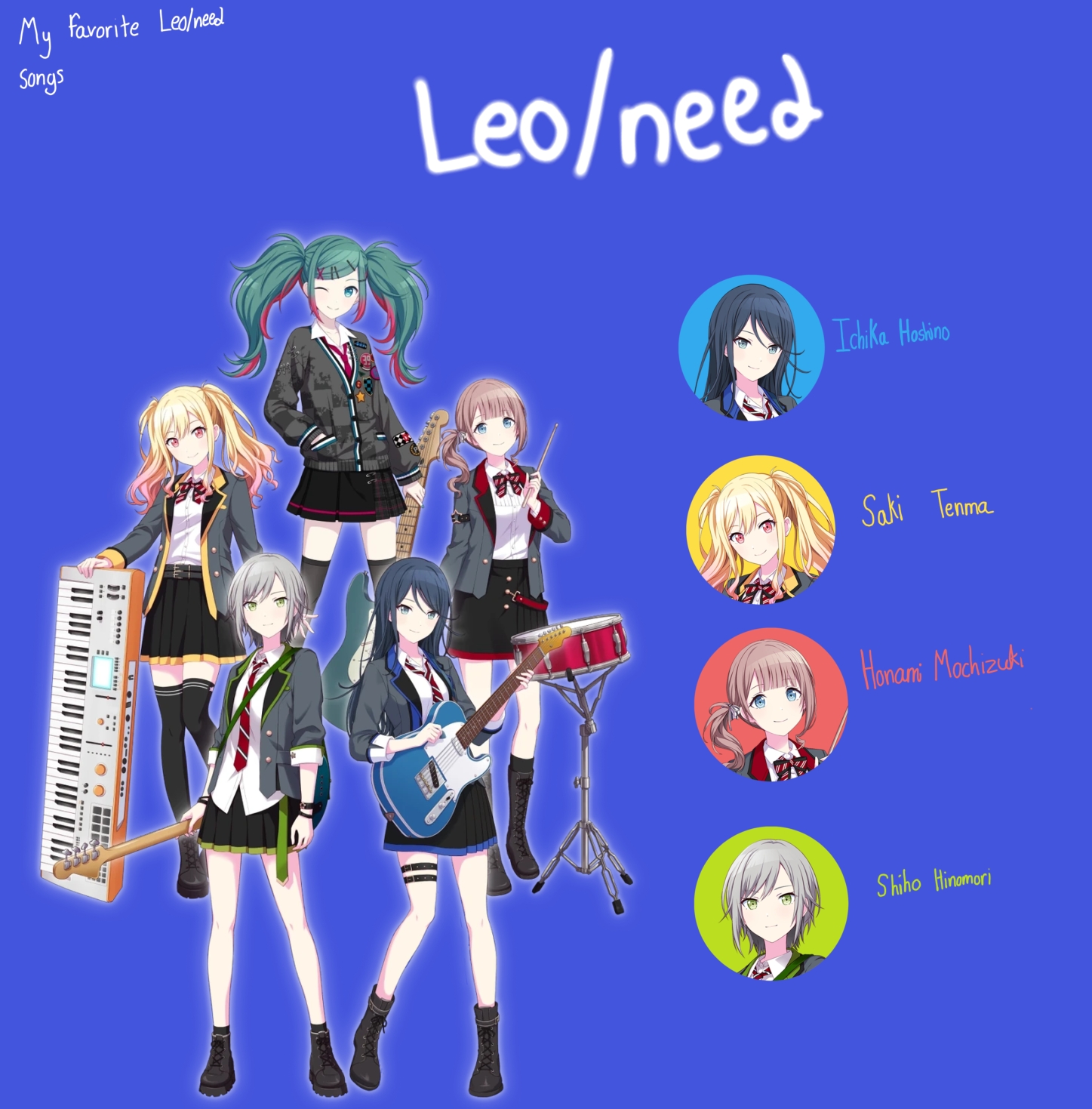 MY FAVORITE SONGS FROM EACH GROUP IN PJSK PT. 1 LEO/NEED | HoYoLAB