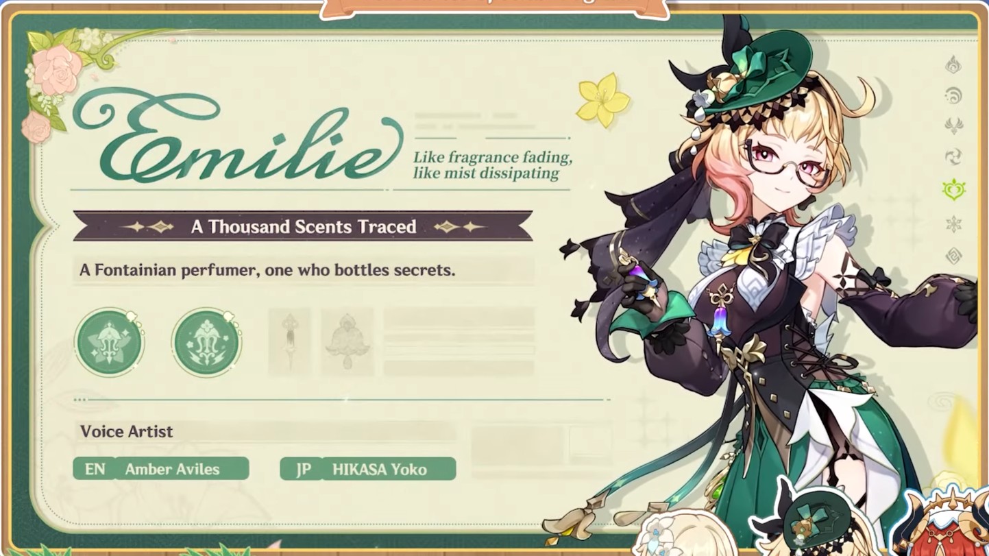Emilie pre-analysis - smells like burning Hilichurls Genshin Impact ...