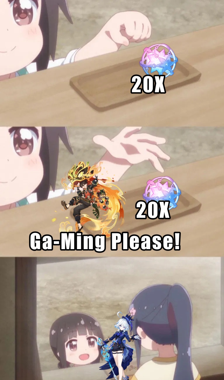 I just wanted a Ga-Ming… Genshin Impact | HoYoLAB