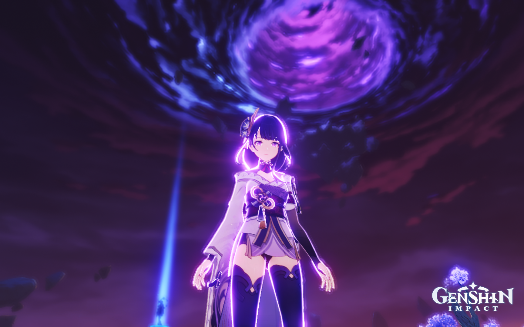 Raiden glow ️ (I finally remembered to post this 😭) Genshin Impact ...