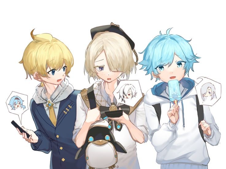 The cryo trio Genshin Impact | HoYoLAB