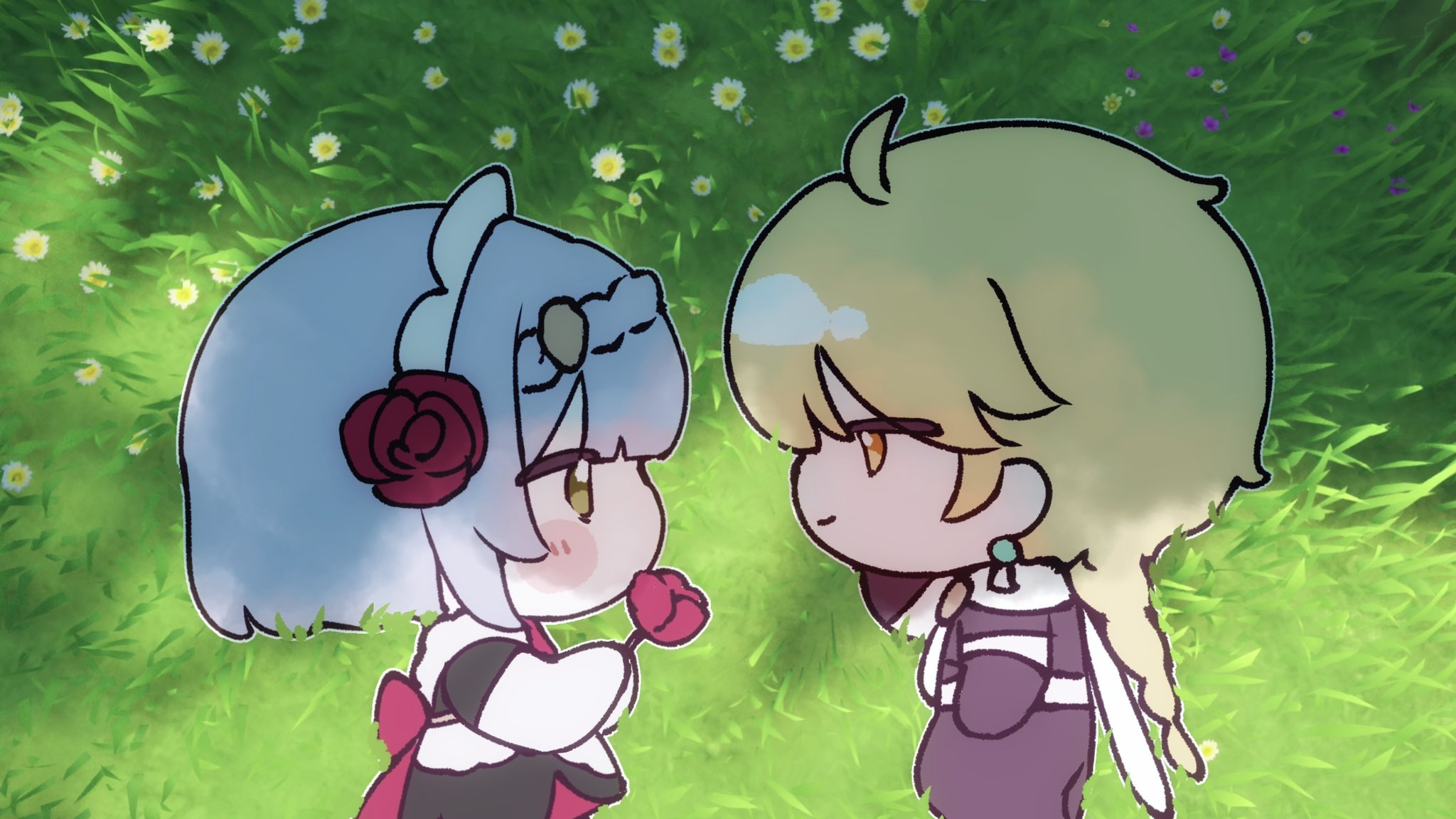 Aether y Noelle Genshin Impact | HoYoLAB