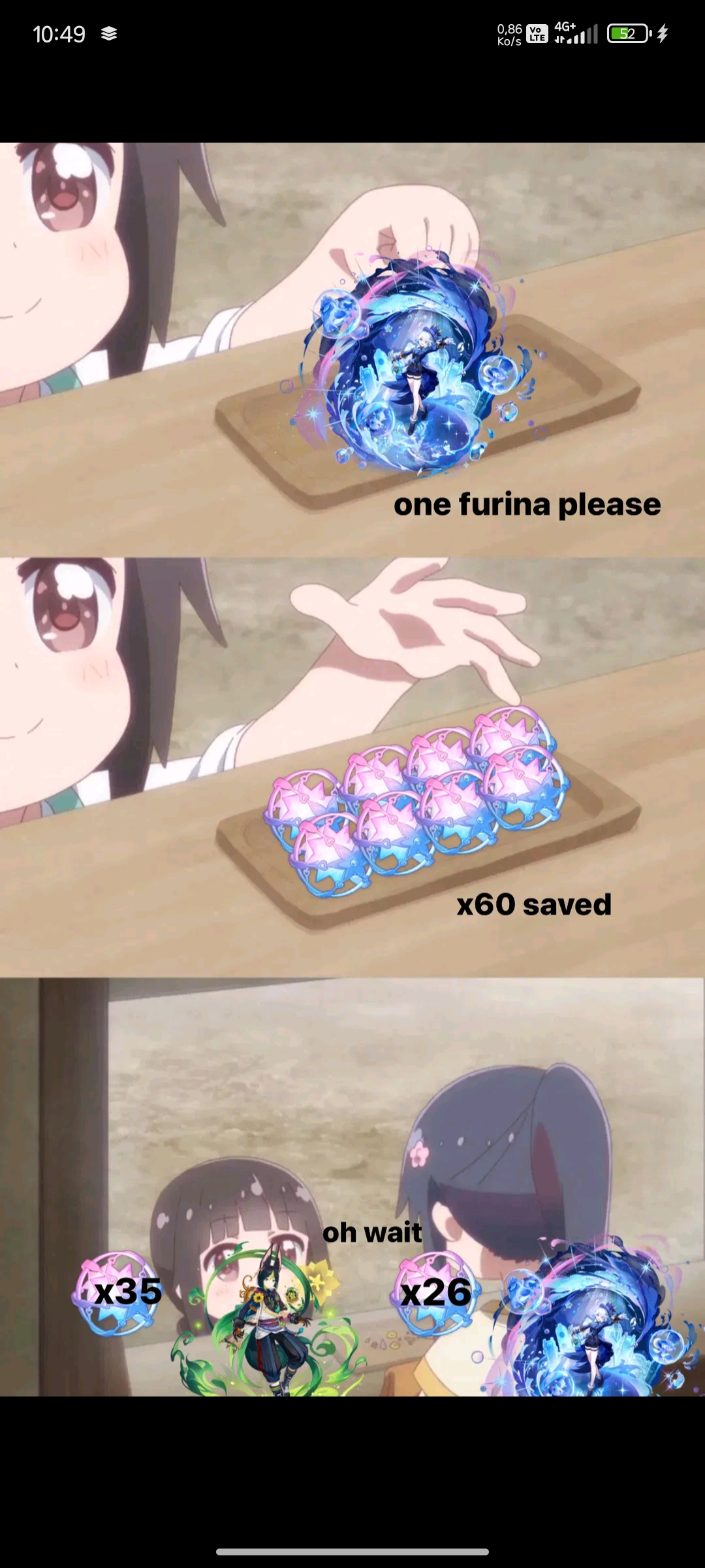 My pull for furina 😭😭 Genshin Impact | HoYoLAB