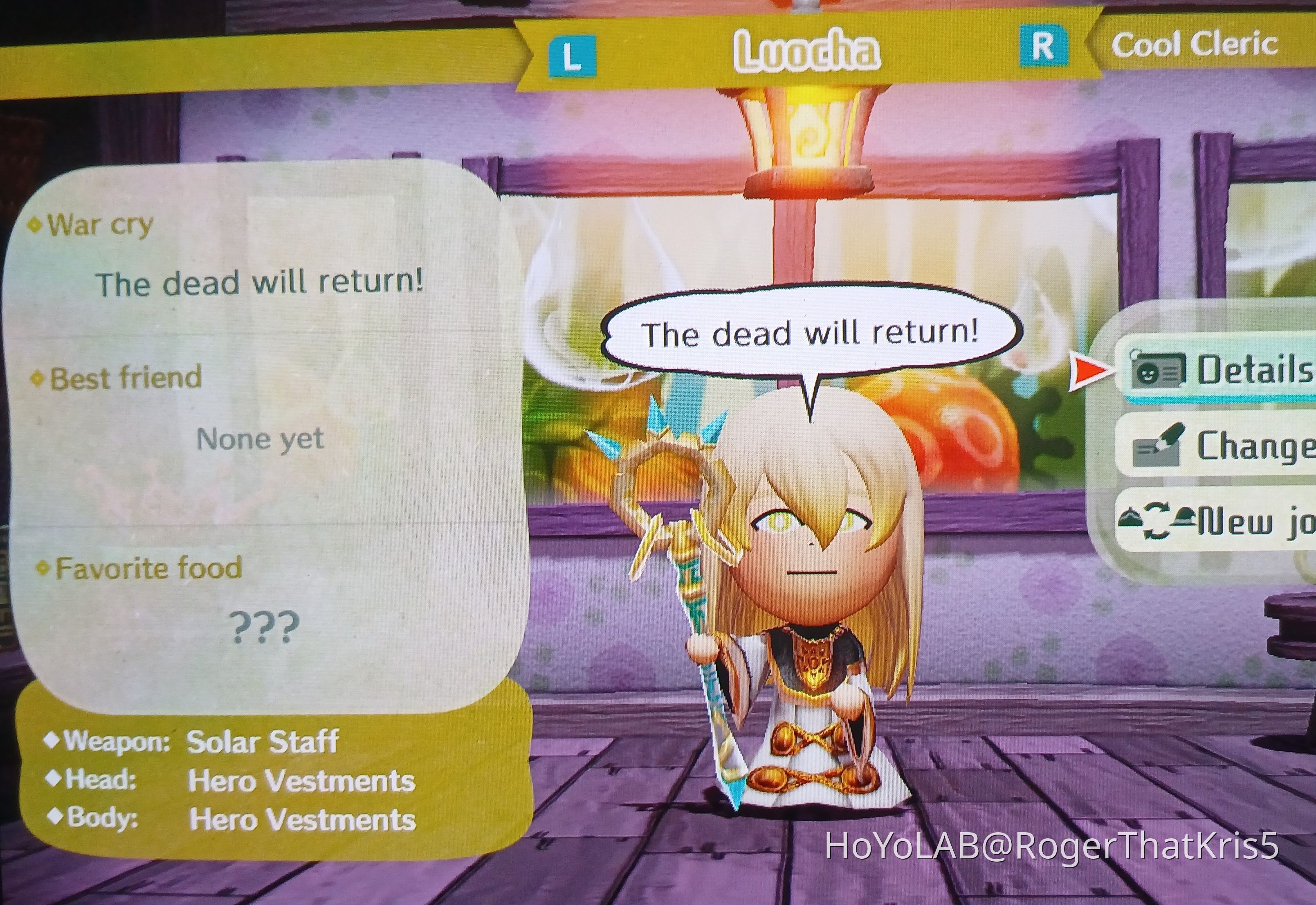 I made Luocha in Miitopia Honkai: Star Rail | HoYoLAB