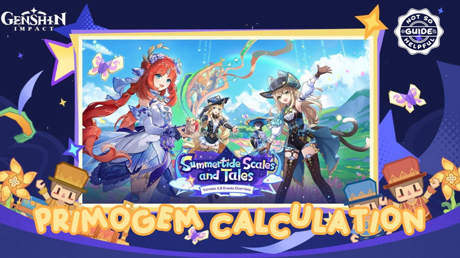 Primogem Calculation for『 Summertime Scales and Tales 』 Genshin Impact | HoYoLAB