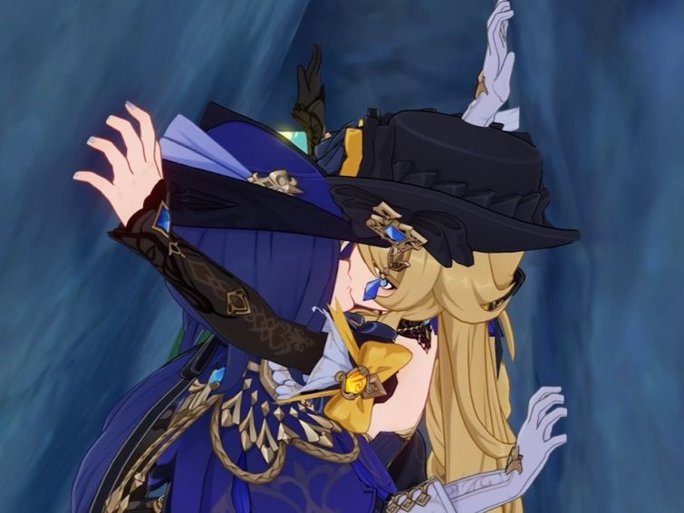 CLORIVIA KISSING???? Genshin Impact | HoYoLAB