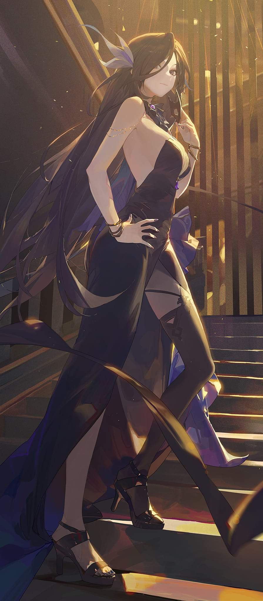 Clorinde and Furina Art by @jeonghee1414 on X https://x.com ...