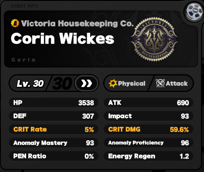 Current Corin build (f2p) - any suggestions? Zenless Zone Zero | HoYoLAB