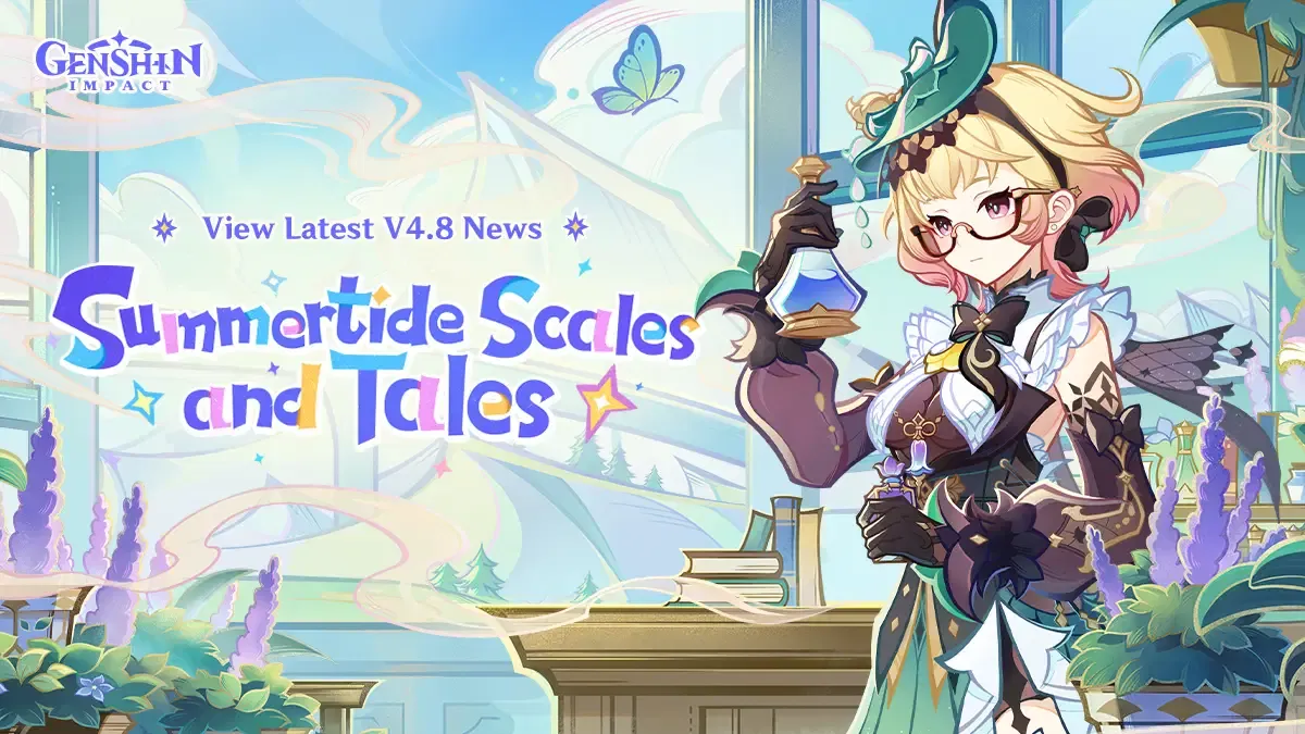 [NEW] Genshin Impact Version 4.8 "Summertide Scales and Tales" Preview Page added to List of Web ...