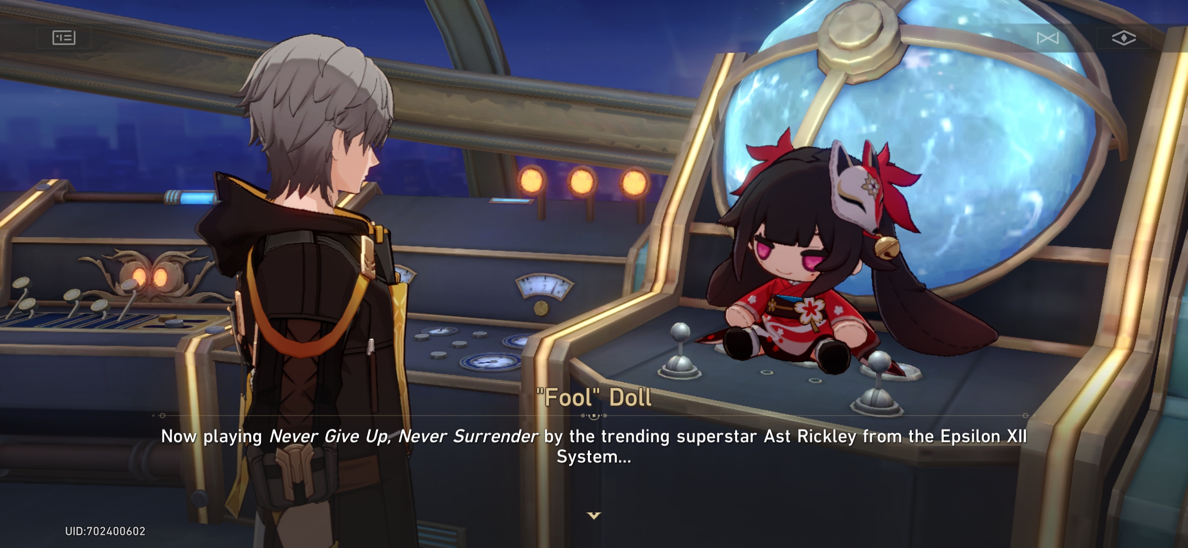 Sparkle, is the...uh...how many times did you Rick Roll us again ...