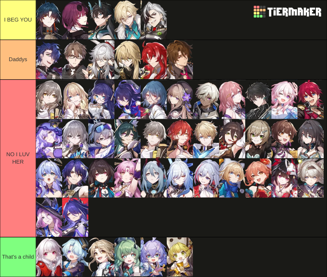 HSR character's I'd cheat on my gf with (I luv her) Honkai: Star Rail ...