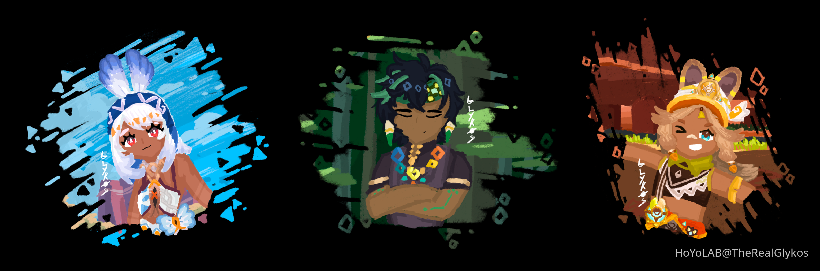 The Natlan Trio Genshin Impact | HoYoLAB