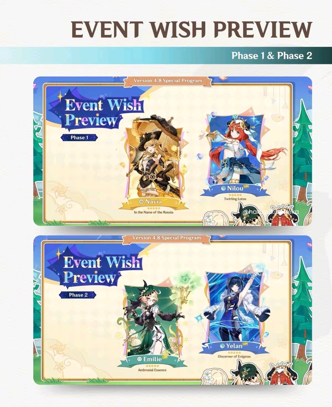 new banners Genshin Impact | HoYoLAB