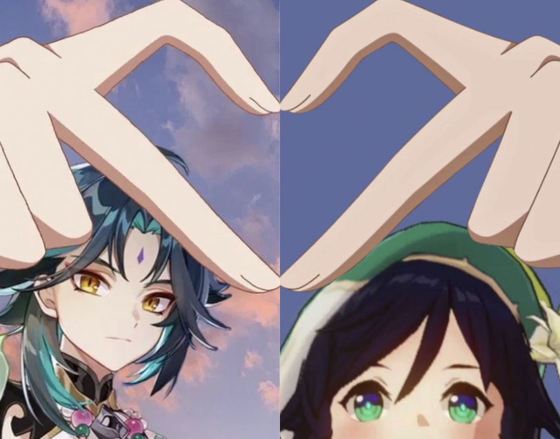 Venti x Xiao (idk why i did this lol) :) Genshin Impact | HoYoLAB