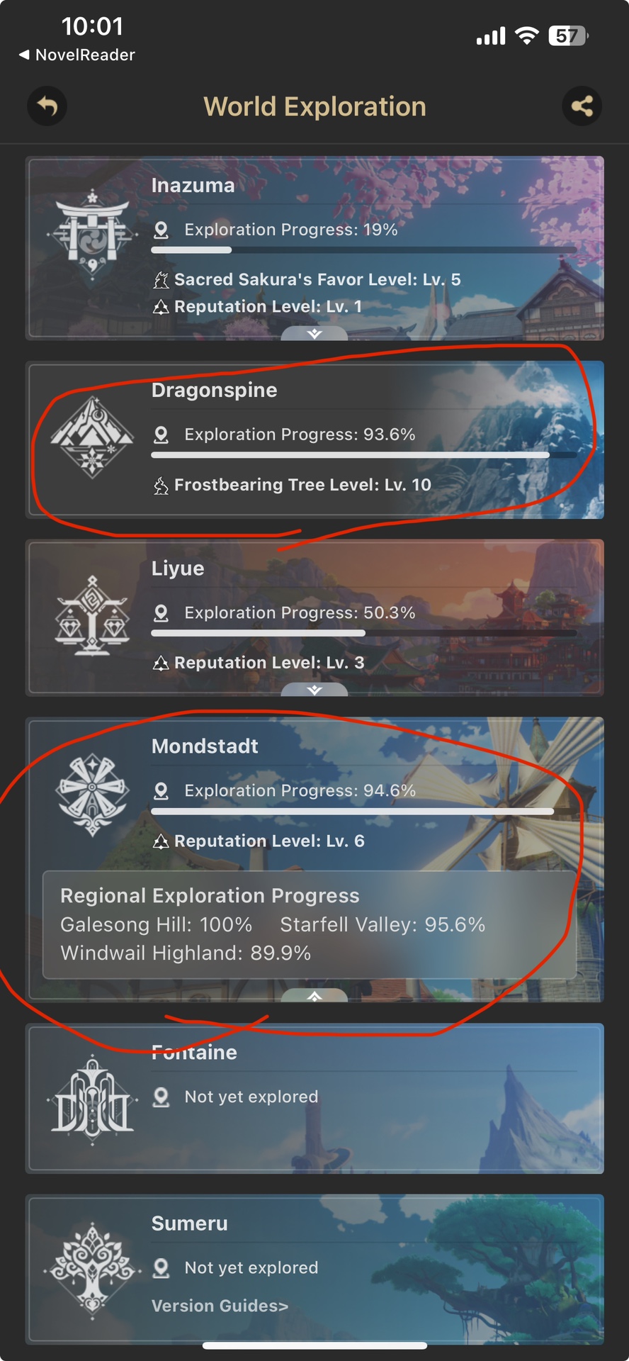 Map completion Genshin Impact | HoYoLAB
