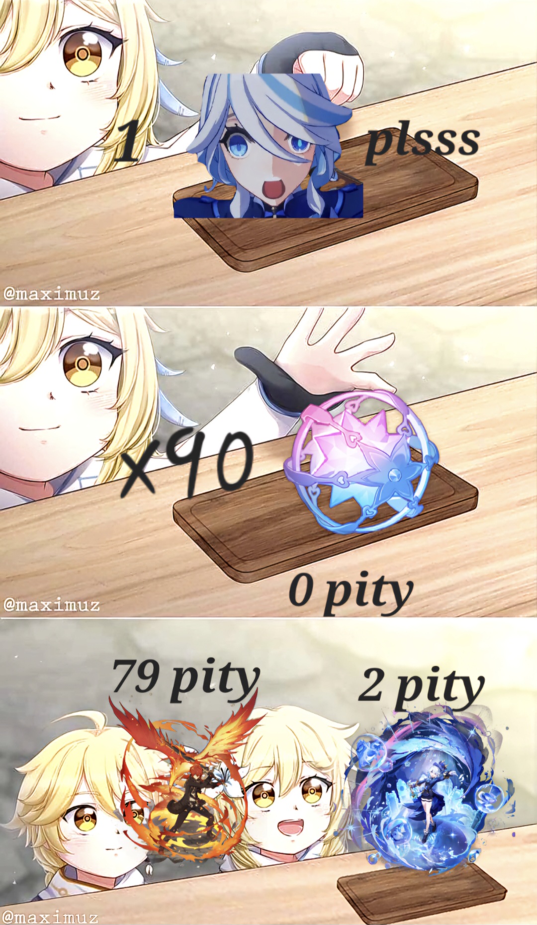 How My Furina Pulls Went Genshin Impact | HoYoLAB