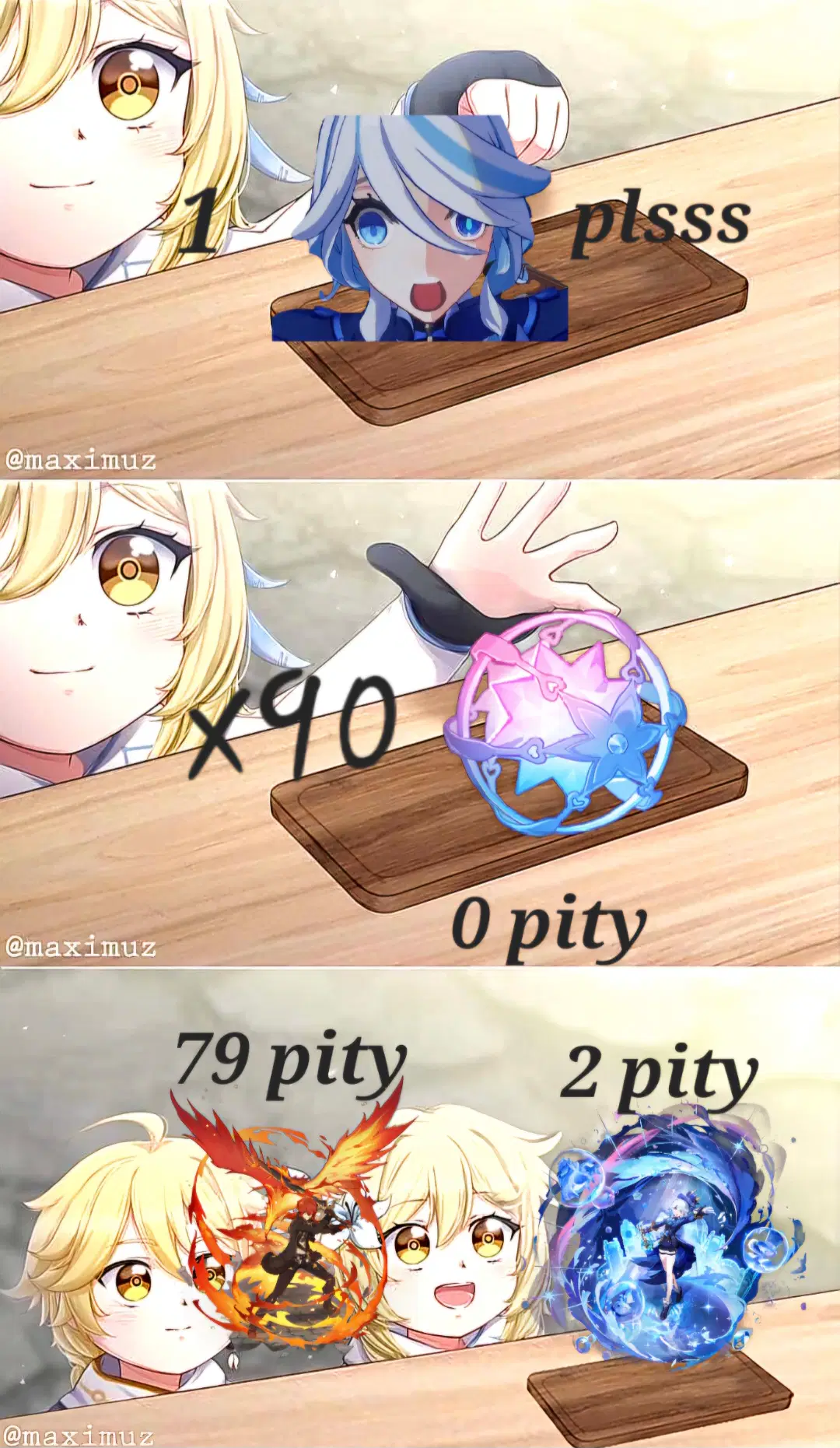 How My Furina Pulls Went Genshin Impact | HoYoLAB