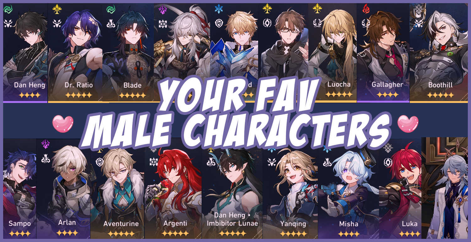 Who are the hottest men in Honkai Star Rail? ⋅˚₊‧ ୨୧ ‧₊˚ Honkai: Star ...