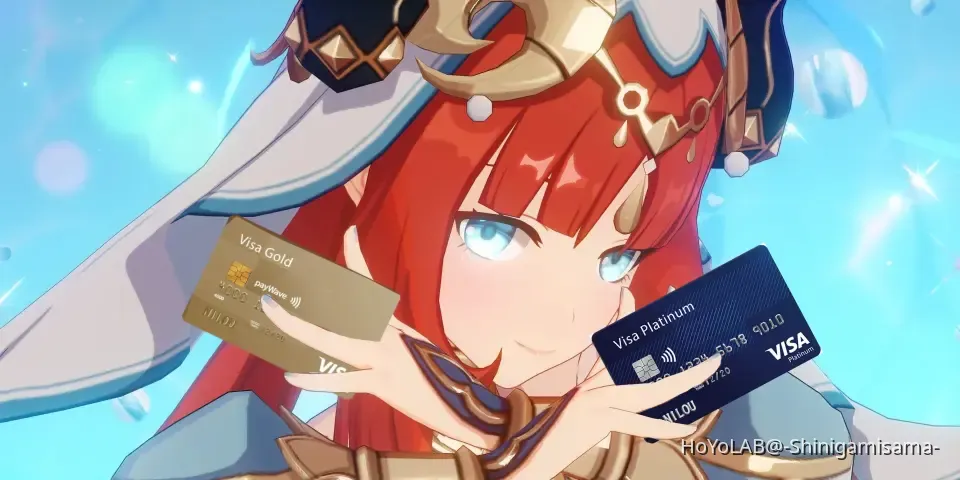 me, preparing my credit card for Nilou's outfit Genshin Impact | HoYoLAB