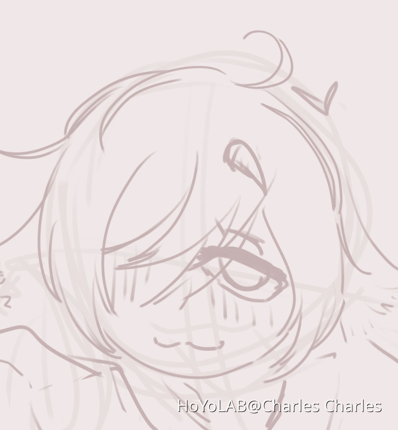 doodle of yan’s face Genshin Impact | HoYoLAB