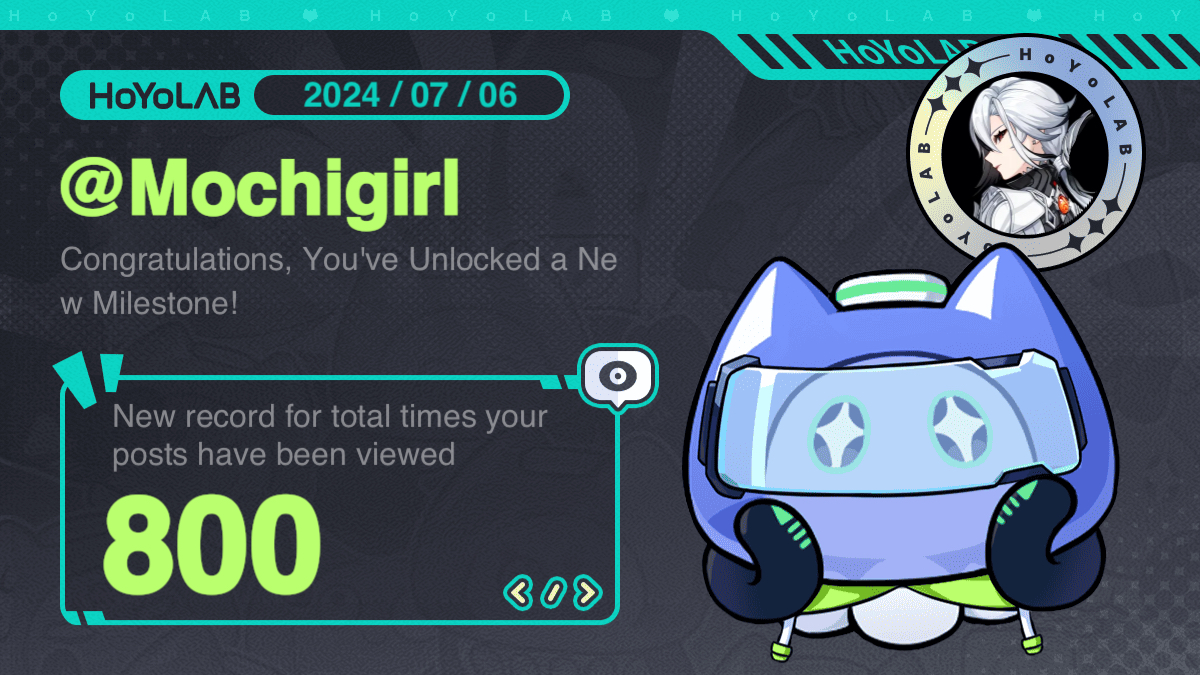 Thanks guys for my 3rd milestone !!!!!!!!!!!!!!!!!!! | HoYoLAB