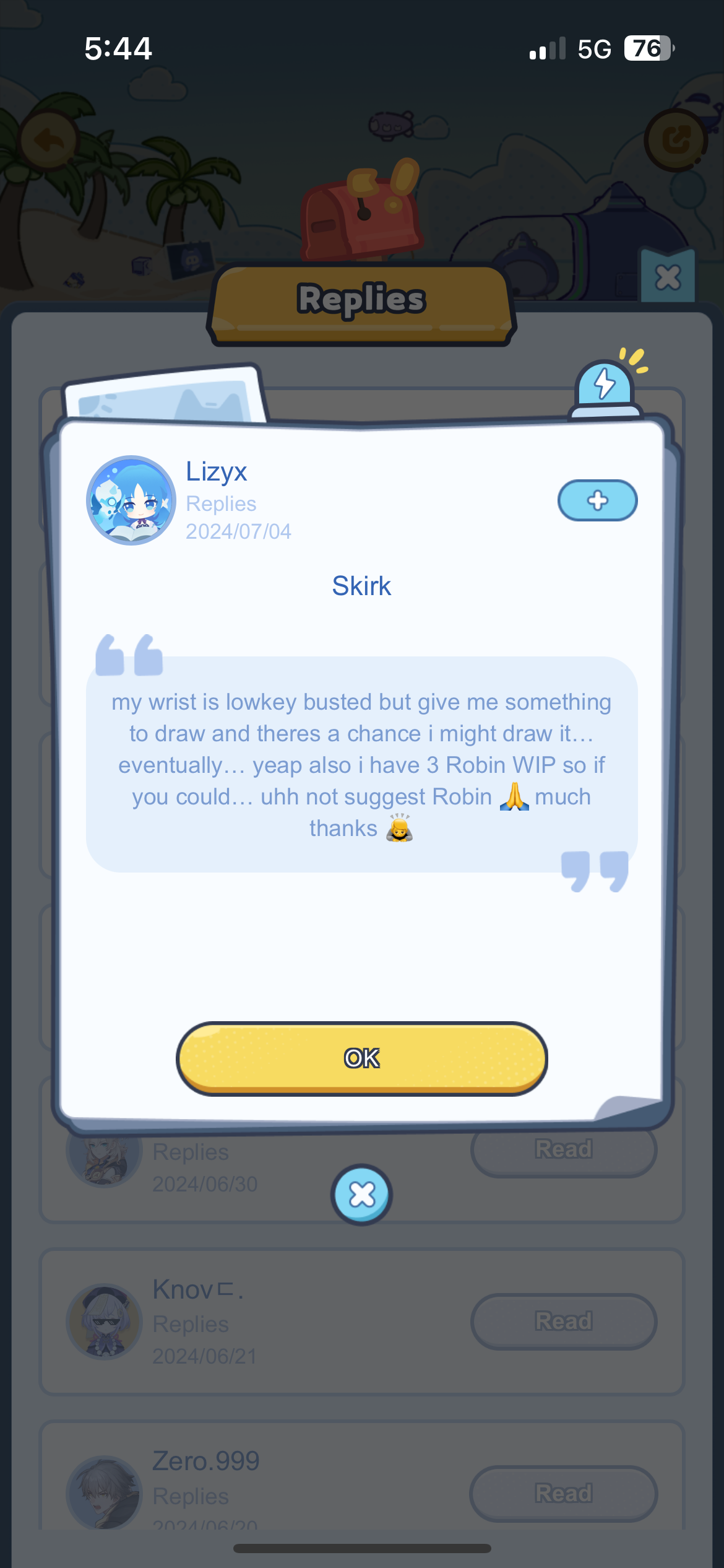 Rough Skirk drawing lol BottleMi Genshin Impact | HoYoLAB