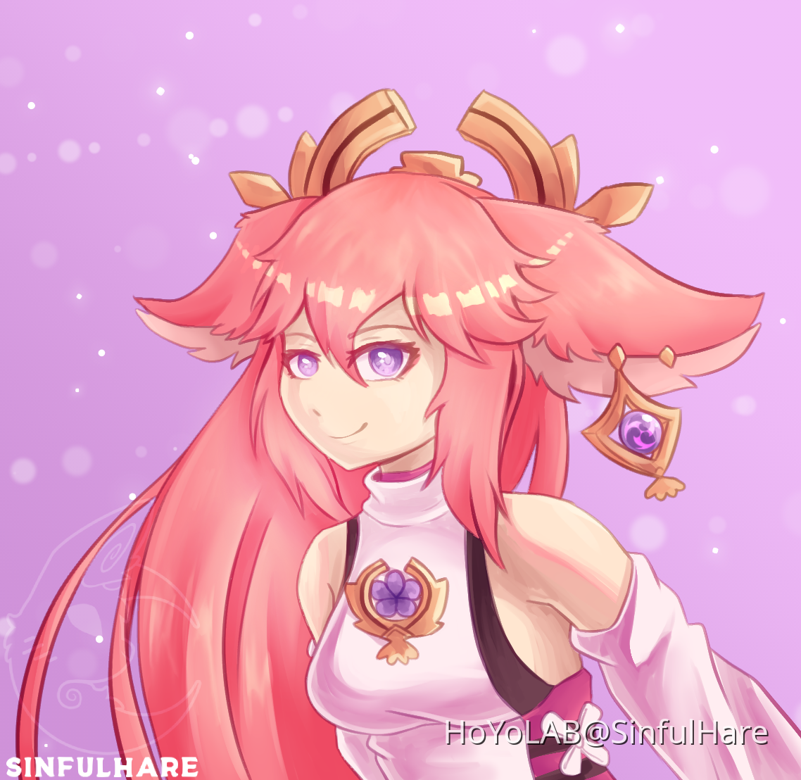 Good Luck Miko Genshin Impact | HoYoLAB