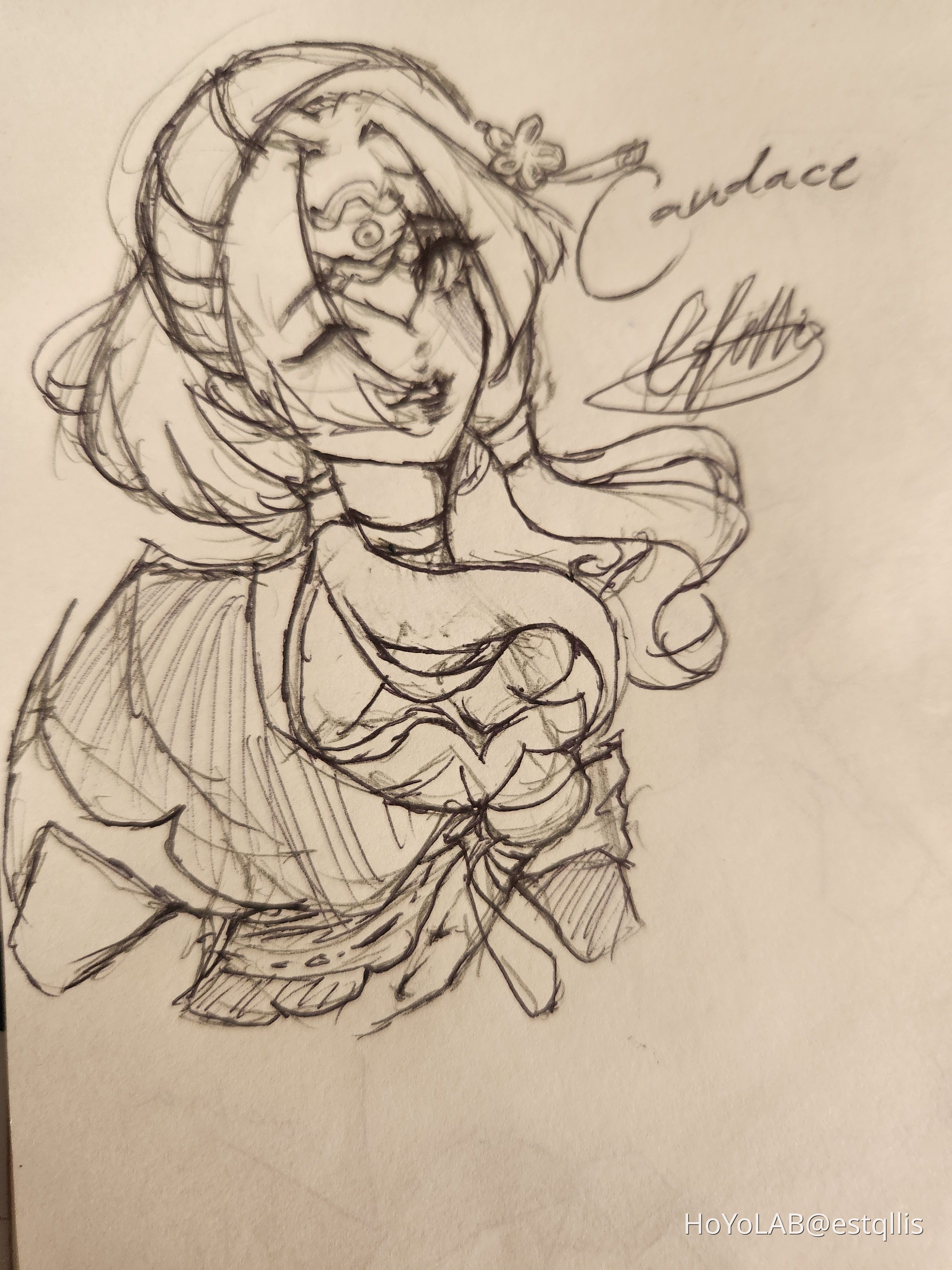 Candace Pen Doodle!! Genshin Impact | HoYoLAB