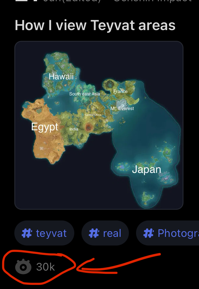 That teyvat map went crazy Genshin Impact | HoYoLAB
